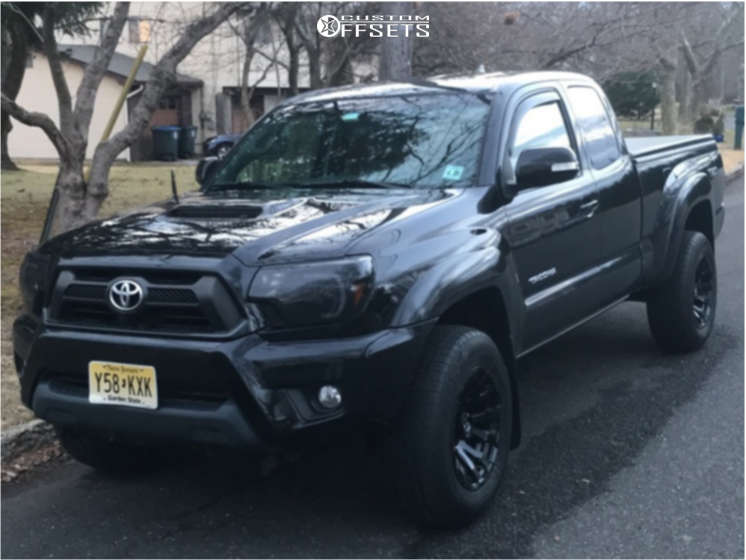 2015 Toyota Tacoma with 17x9 -12 Fuel Blitz and 265/65R17 Zeetex Mt1000 ...