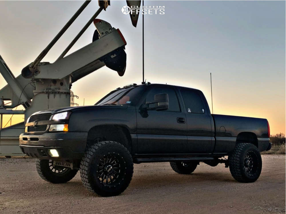 2005 Chevrolet Silverado 1500 with 20x10 -24 Bold Bd002 and 325/50R20 ...