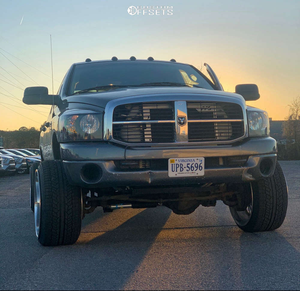 2006 Dodge Ram 3500 with 24x14 -90 American Force Quantum Cc and 305 ...