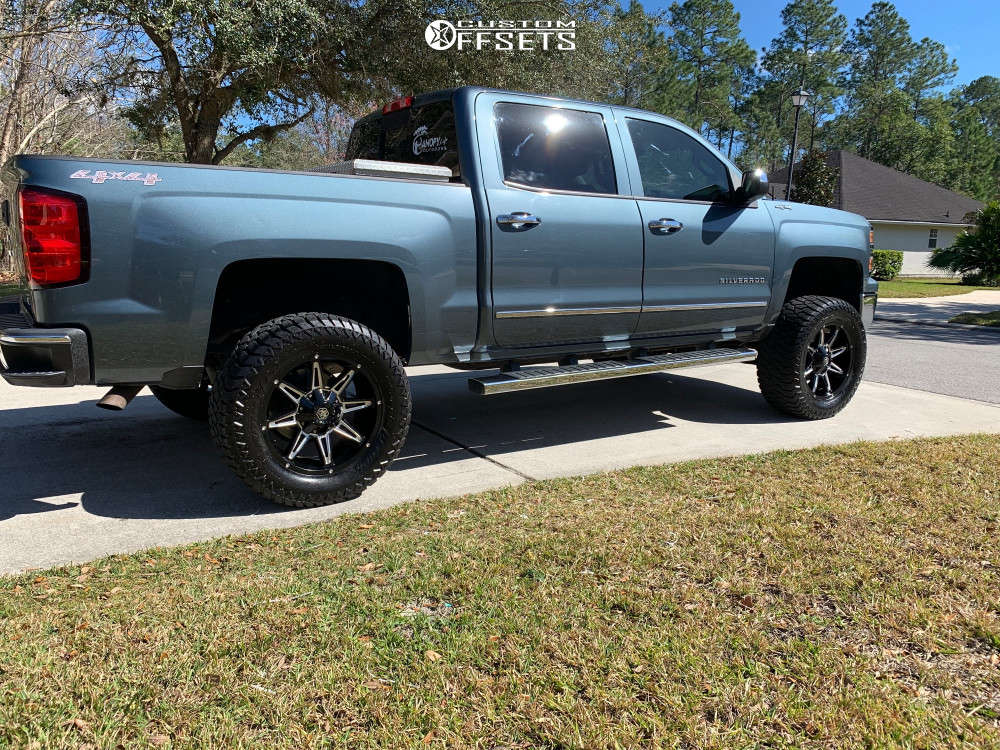 2014 Chevrolet Silverado 1500 with 20x9 0 Mayhem Rampage and 35/12.5R20 ...