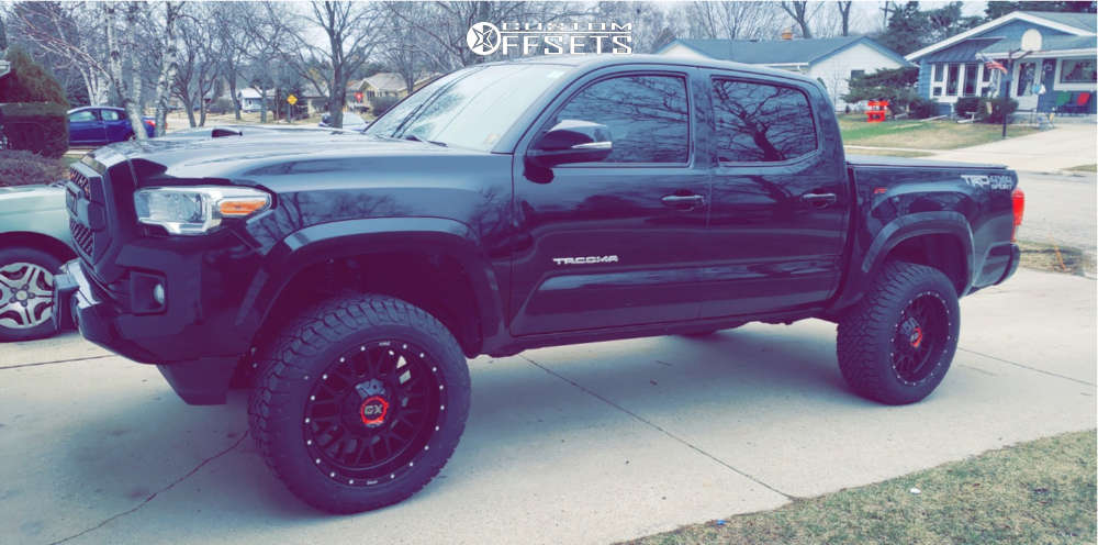 2016 Toyota Tacoma with 20x10 -18 XD XD842 and 265/50R20 Fuel Gripper ...
