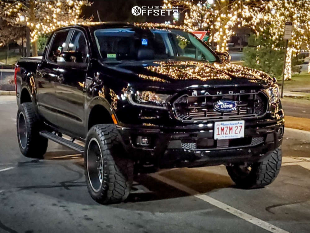 2019 Ford Ranger with 20x10 -25 Vision Widow and 275/55R20 Nitto Ridge ...