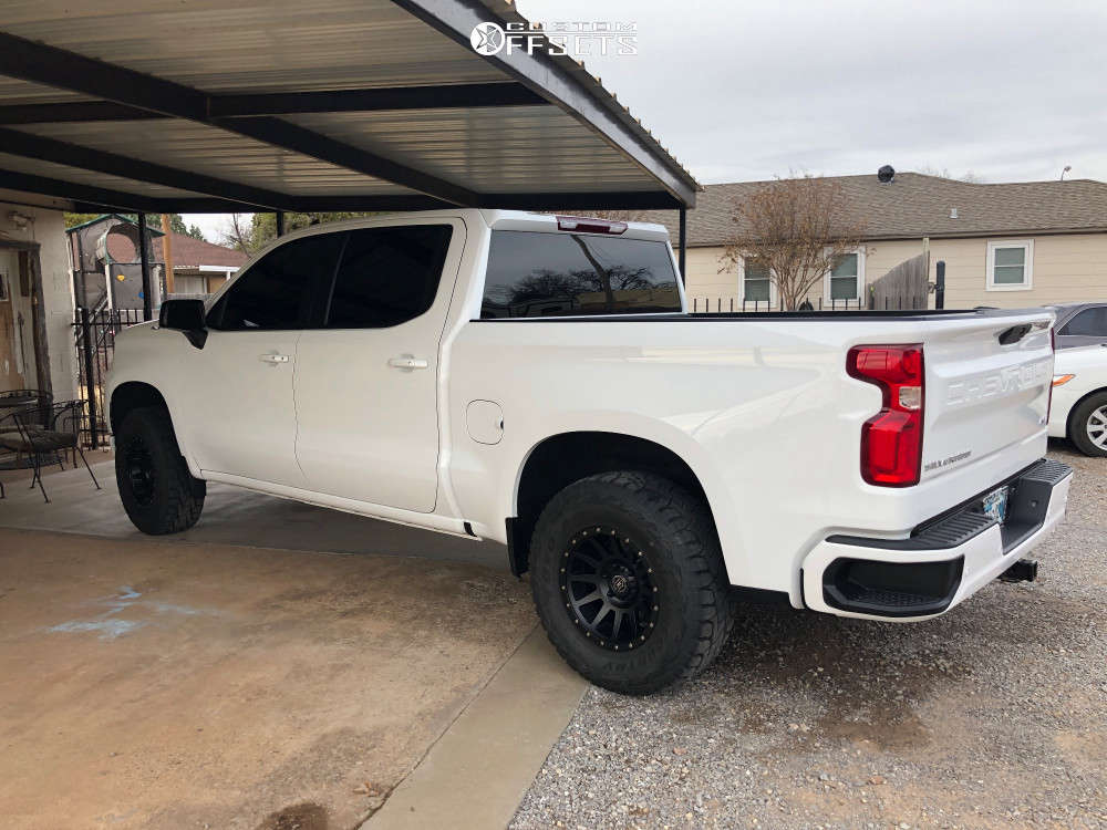 2019 Chevrolet Silverado 1500 with 17x8.5 Icon Alloys Compression and ...