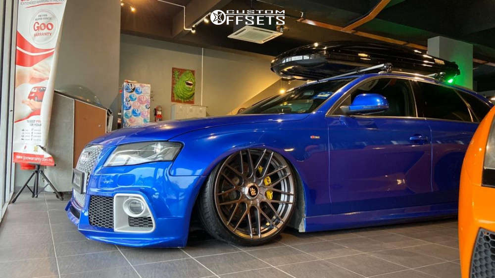 2008 Audi A4 with 20x10 35 Rotiform Rse and 235/35R20 Achilles Atr ...