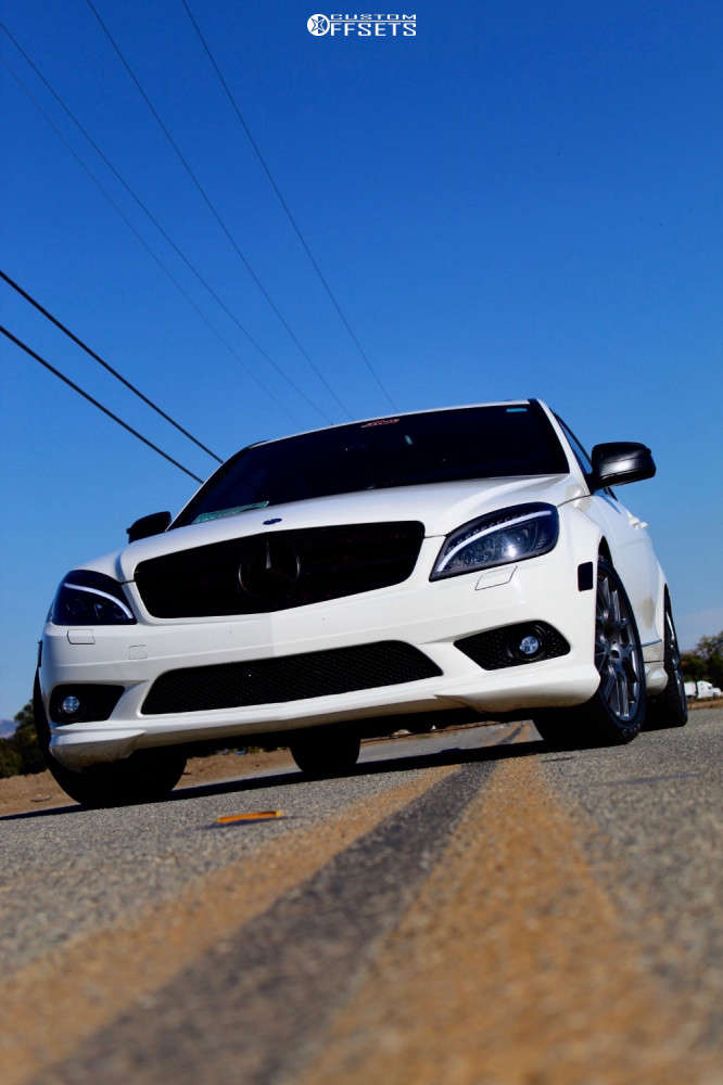 2011 Mercedes-Benz C300 with 17x7.5 38 Vision Cross and 225/45R17 Toyo ...