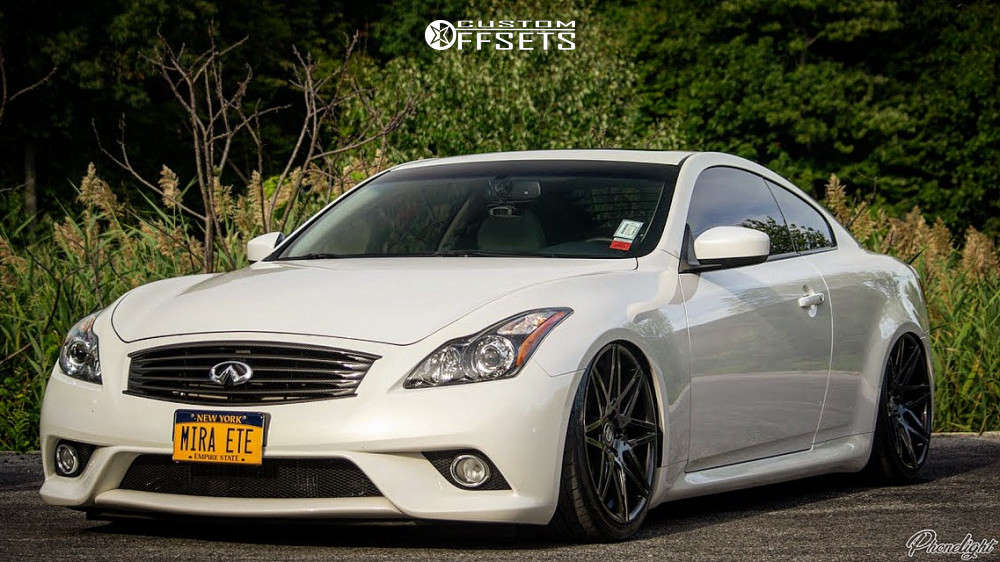 2013 Infiniti G37 Wheel Offset Tucked Air Suspension | 873738 | Custom ...