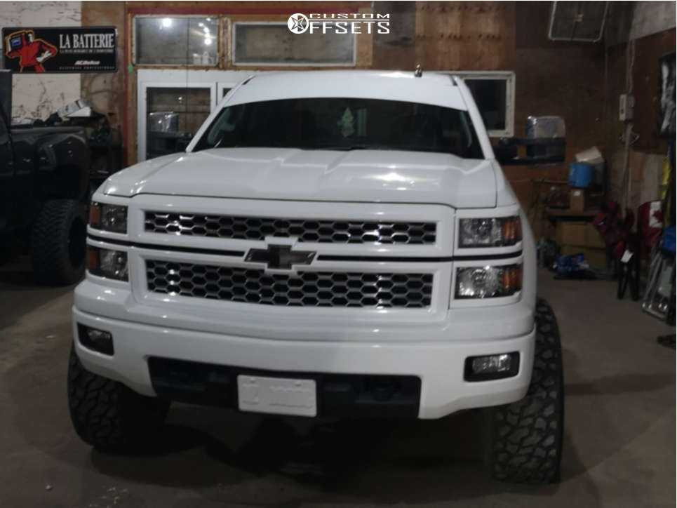 2014 Chevrolet Silverado 1500 with 20x12 -51 Vision Rocker and 35/12 ...