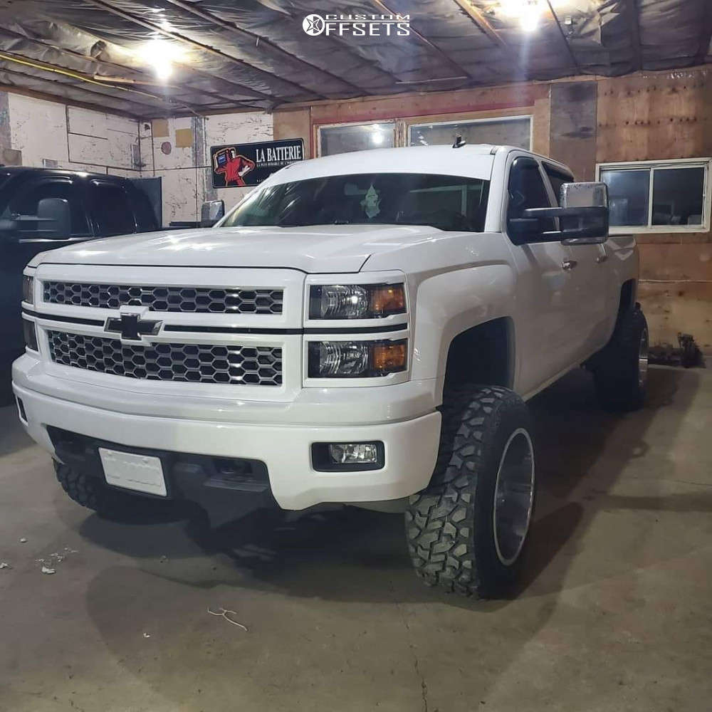 2014 Chevrolet Silverado 1500 with 20x12 -51 Vision Rocker and 35/12 ...