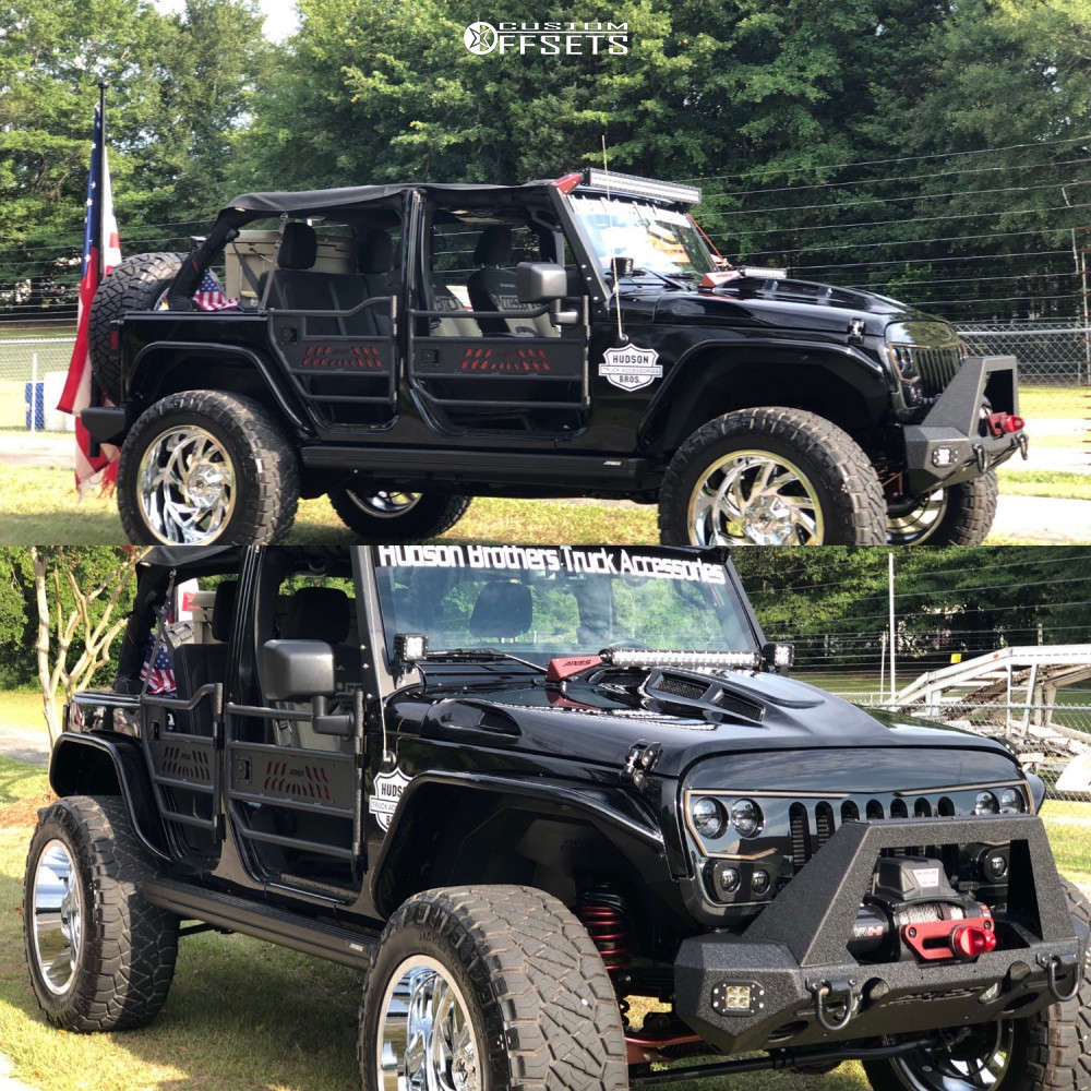 2018 Jeep Wrangler JK with 22x12 -44 RBP Blade and 37/13.5R22 Nitto ...