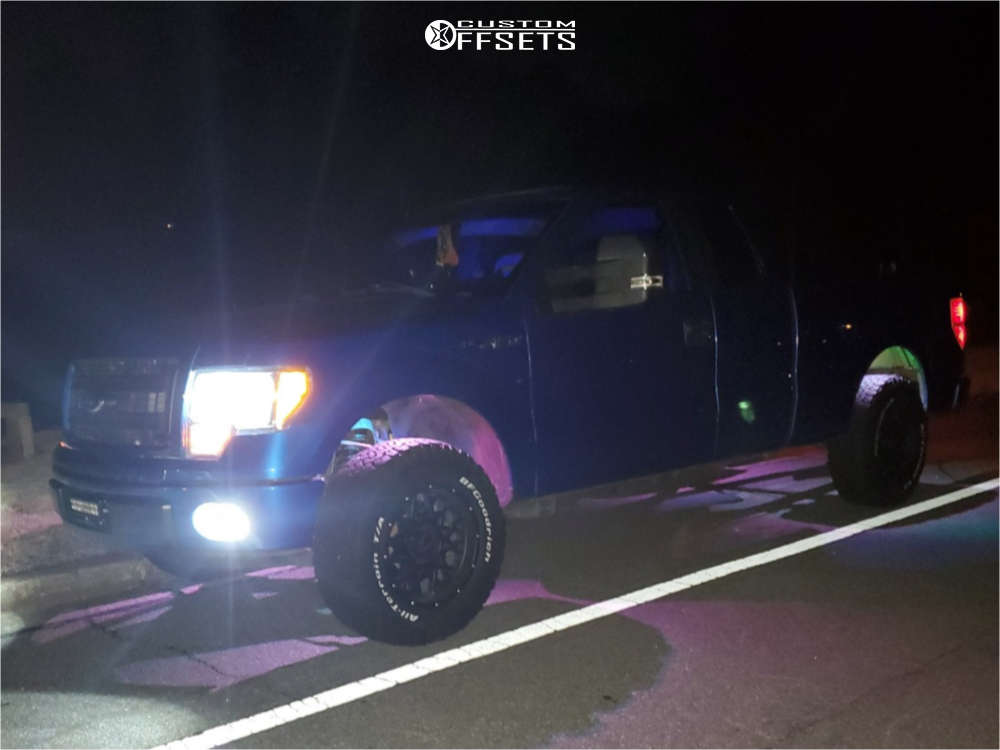 2013 Ford F-150 with 18x9 12 Vision Rocker and 275/70R18 BFGoodrich All ...