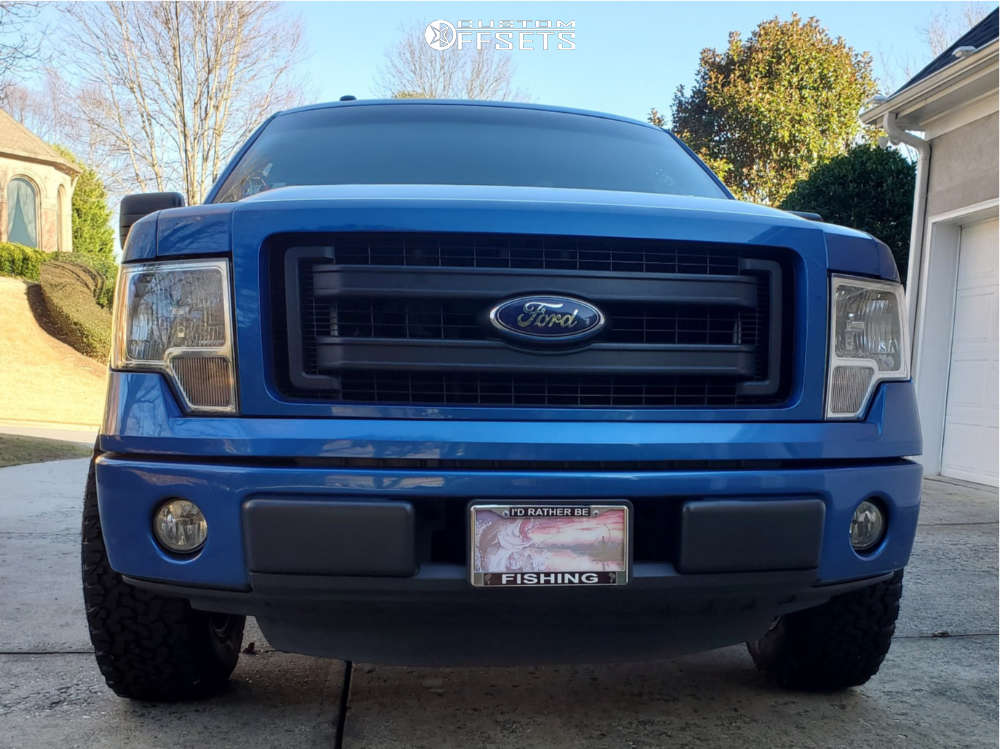 2013 Ford F-150 with 18x9 12 Vision Rocker and 275/70R18 BFGoodrich All ...
