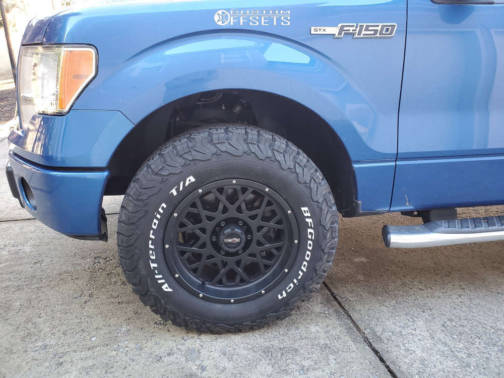 2013 Ford F-150 with 18x9 12 Vision Rocker and 275/70R18 BFGoodrich All ...