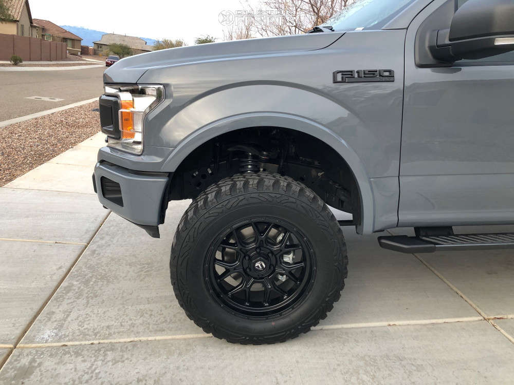 2019 Ford F-150 with 20x10 -18 Fuel Tech and 35/12.5R20 Pro Comp Xtreme ...