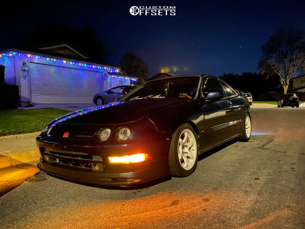 1997 Acura Integra with 15x8 35 Rays Engineering 57DR and 225/50R15 ...