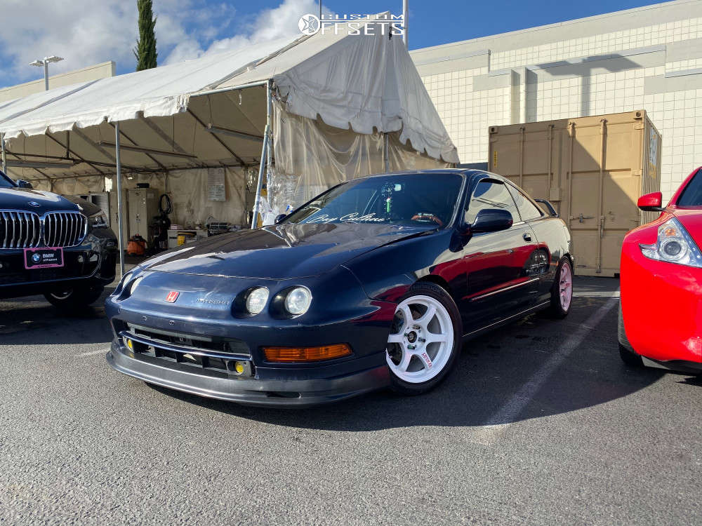1997 Acura Integra with 15x8 35 Rays Engineering 57DR and 225/50R15 ...