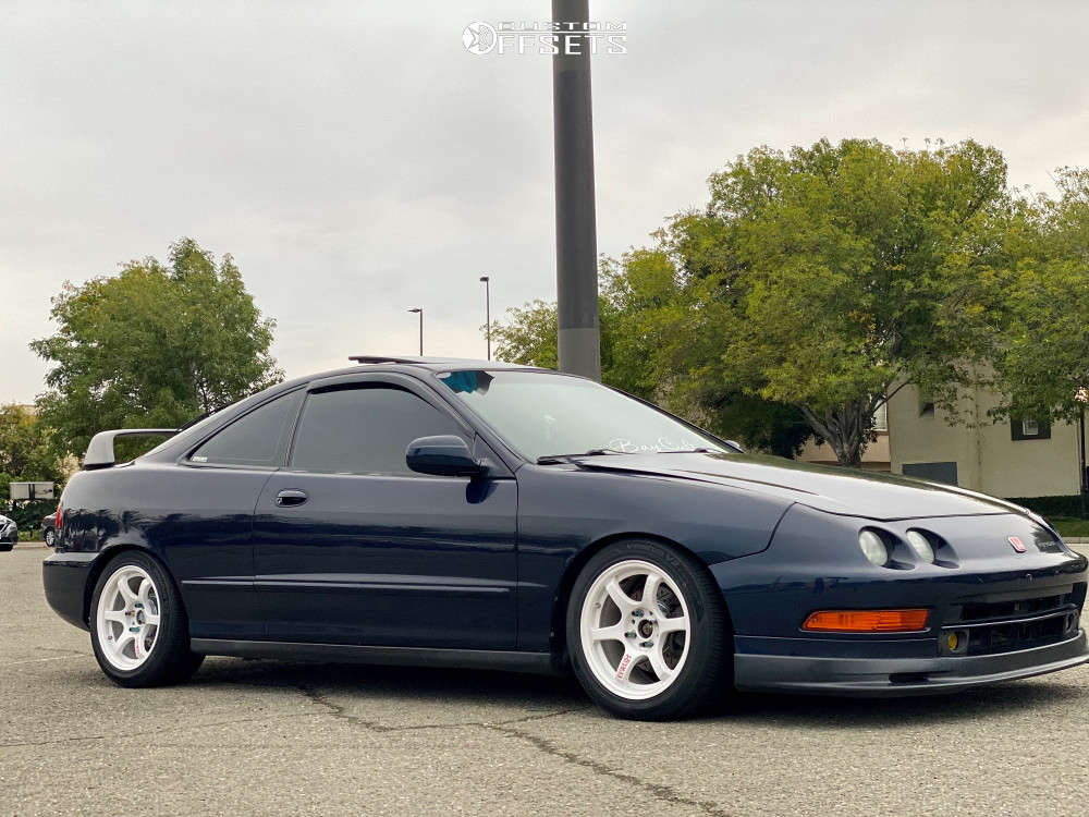 1997 Acura Integra with 15x8 35 Rays Engineering 57DR and 225/50R15 ...