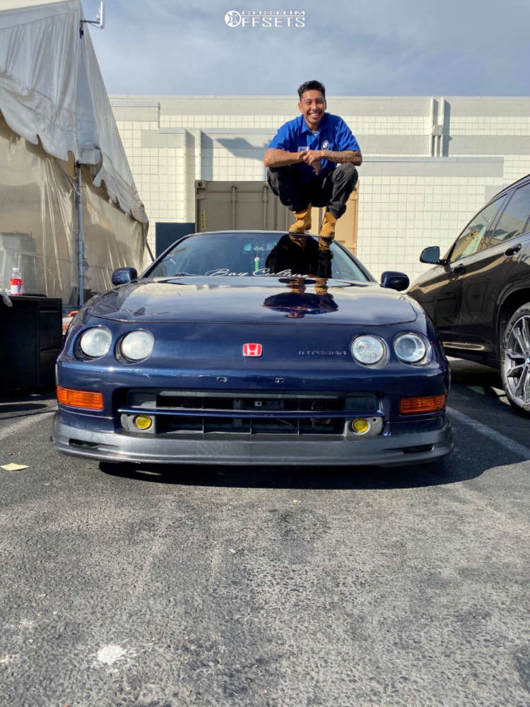 1997 Acura Integra with 15x8 35 Rays Engineering 57DR and 225/50R15 ...