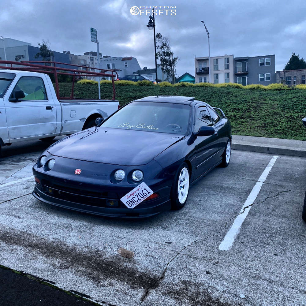 1997 Acura Integra with 15x8 35 Rays Engineering 57DR and 225/50R15 ...