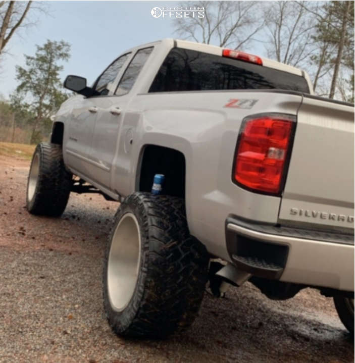 2016 Chevrolet Silverado 1500 with 22x14 -76 Moto Metal Mo962 and 375 ...