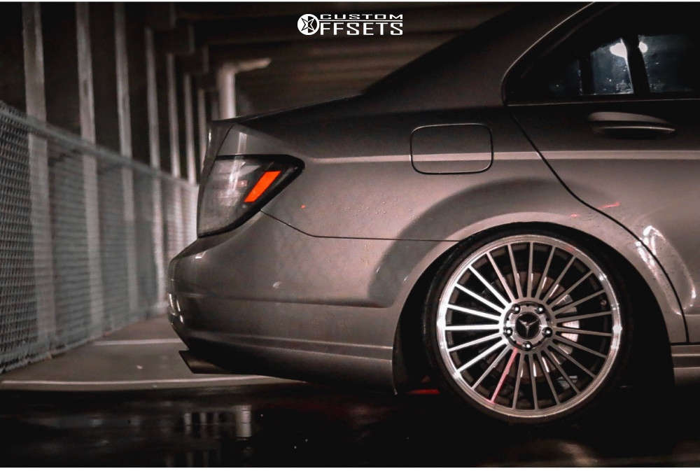 2010 Mercedes-Benz C300 with 18x9.5 35 Mandrus 23 and 215/35R18 ...