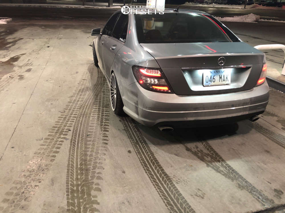 2010 Mercedes-Benz C300 with 18x9.5 35 Mandrus 23 and 215/35R18 ...