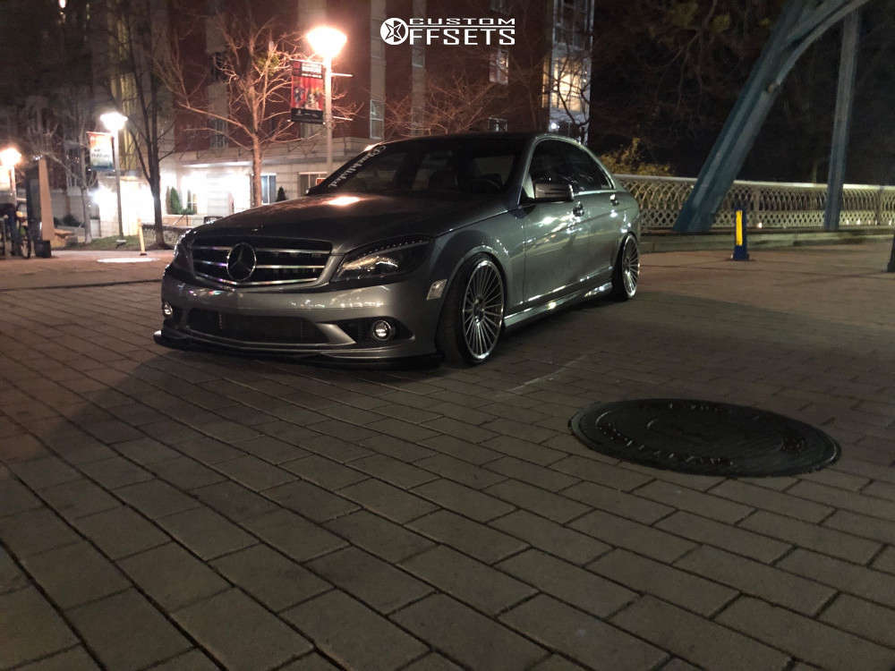 2010 Mercedes-Benz C300 with 18x9.5 35 Mandrus 23 and 215/35R18 ...