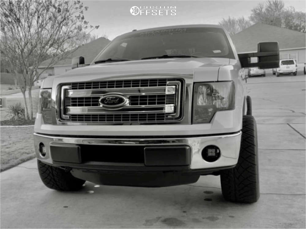 2013 Ford F-150 with 20x10 -25 Vision Sliver and 305/50R20 Nitto NT420V ...