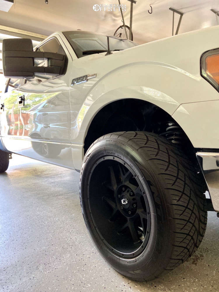 2013 Ford F-150 with 20x10 -25 Vision Sliver and 305/50R20 Nitto NT420V ...