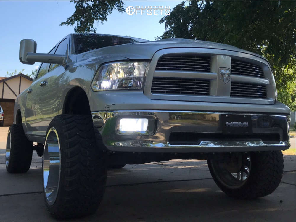 2011 Ram 1500 with 24x14 -76 RBP Atomic and 35/13.5R24 AMP Mud Terrain ...