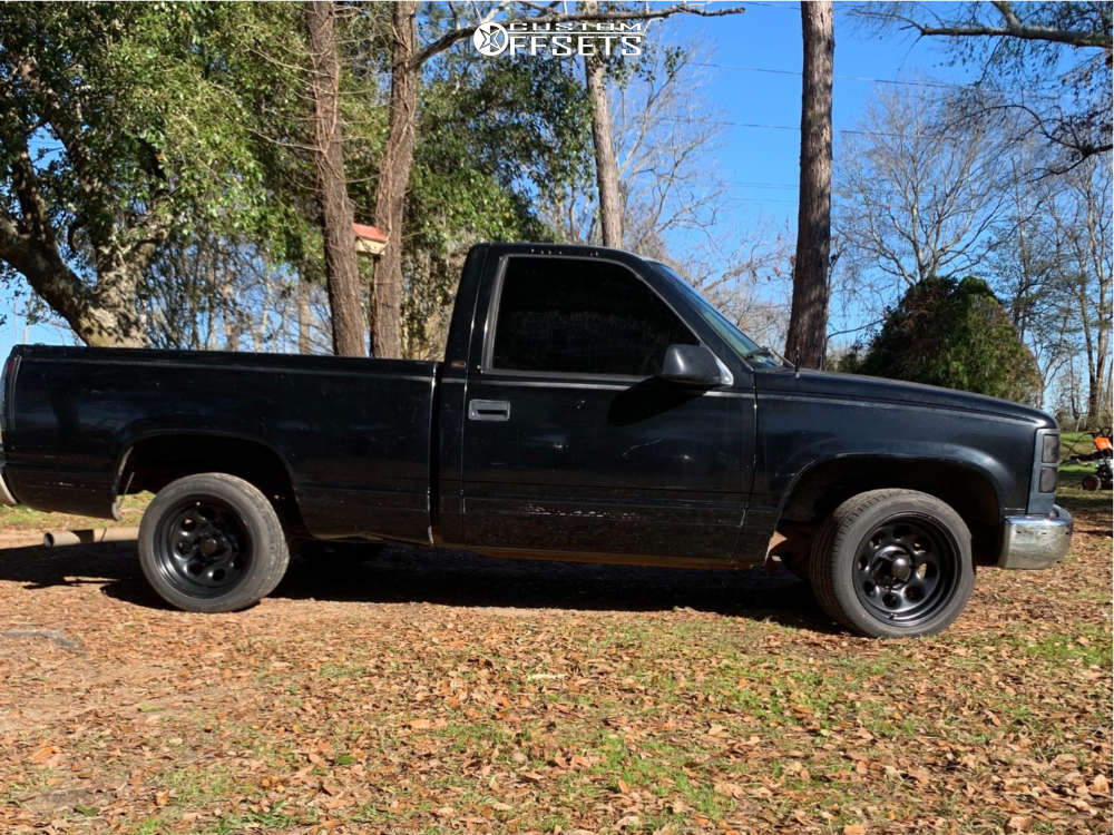1997 GMC C1500 with 17x9 -12 Black Rock Type 8 and 275/40R17 Nexen ...