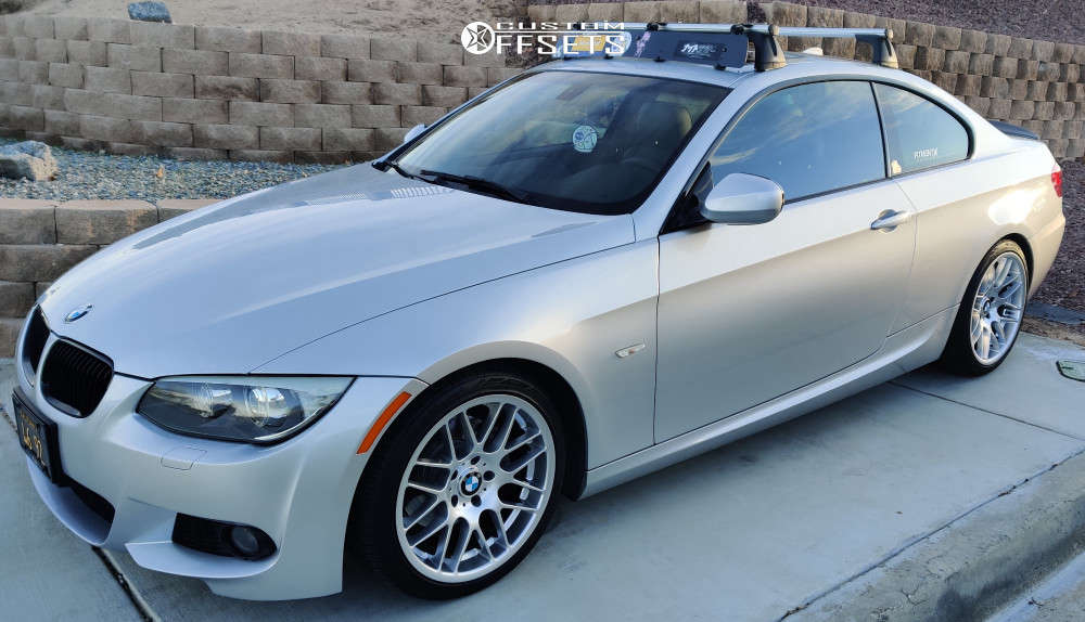 2013 BMW 328i with 18x8.5 35 VMR V703 and 225/40R18 Hankook S1 Noble 2 ...