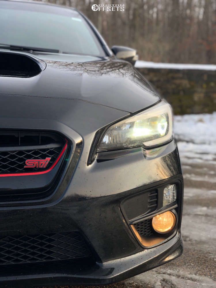 2015 Subaru WRX STI with 18x8 40 Enkei Raijin and 245/45R18 General G ...