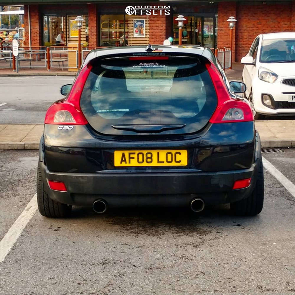 2008 Volvo C30 with 18x8 49 BBS Capella and 235/40R18 Yokohama Advan ...