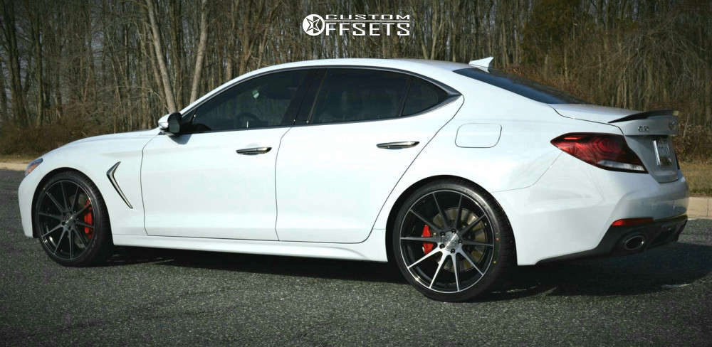 2019 Genesis G70 with 20x9 32 Vertini Rf1.3 and 245/35R20 Falken Azenis ...