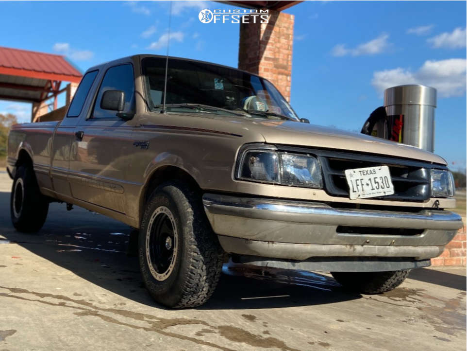 1996 Ford Ranger with 15x8 -27 Alloy Ion 174 and 235/75R15 Goodyear ...