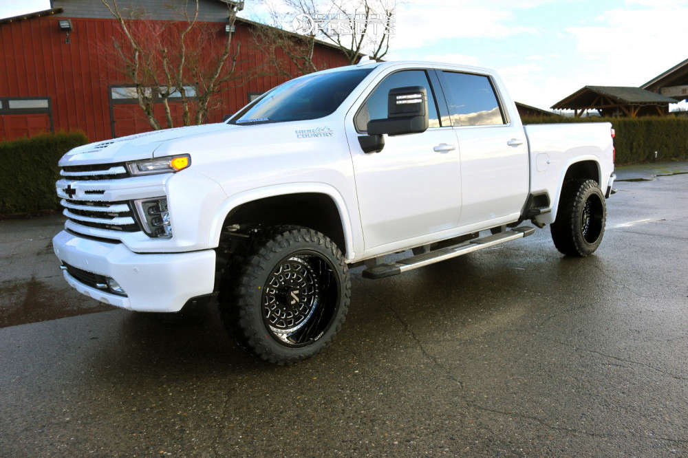 2020 Chevrolet Silverado 2500 HD with 22x12 -51 ARKON OFF-ROAD Crown ...