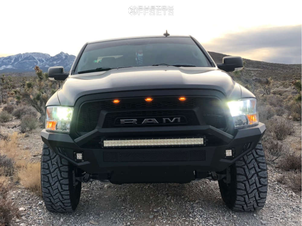 2017 Ram 1500 with 17x9 -12 American Racing Ar202 and 35/12.5R17 Toyo ...