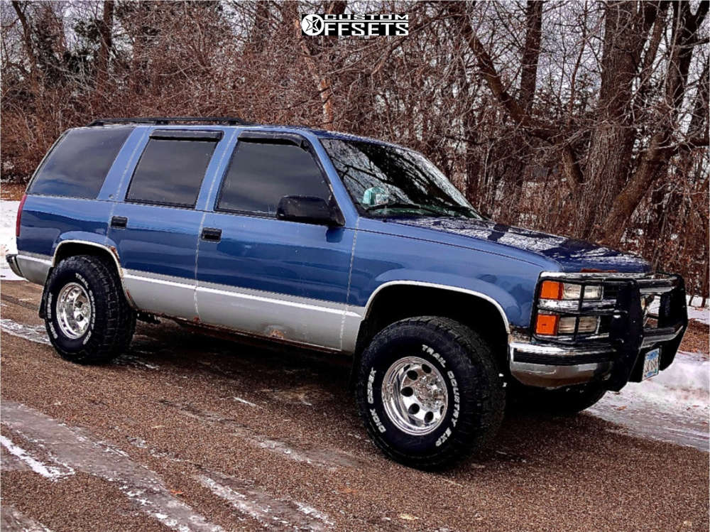 1997 Chevrolet Tahoe with 15x10 -47 Pro Comp Series 69 and 33/12.5R15 ...