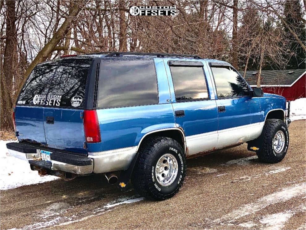 1997 Chevrolet Tahoe with 15x10 -47 Pro Comp Series 69 and 33/12.5R15 ...