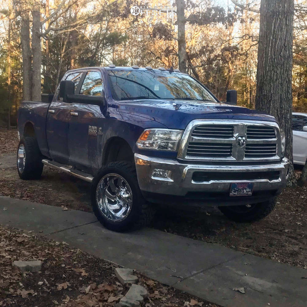 2017 Ram 2500 with 20x12 -44 Fuel Cleaver D573 and 33/12.5R20 Rockstar ...
