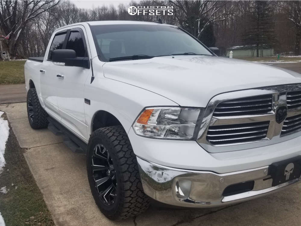 2016 Ram 1500 with 20x10 -18 Fuel Assault and 33/12.5R20 General ...