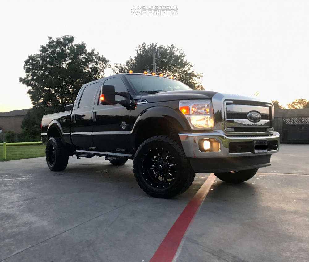 2016 Ford F-250 Super Duty with 20x10 -24 Fuel Krank and 35/12.5R20 ...