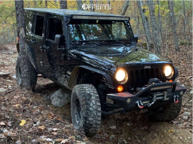 2012 Jeep Wrangler JK with 17x8.5 0 Pro Comp Series 35 and 35/12.5R17 ...