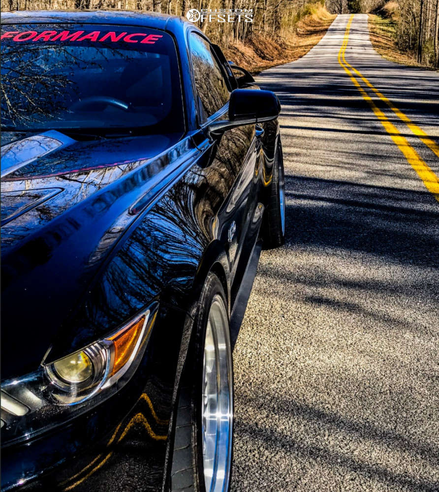2016 Ford Mustang with 20x10 25 JNC JNC005 and 285/30R20 Nitto Nt555 G2 ...