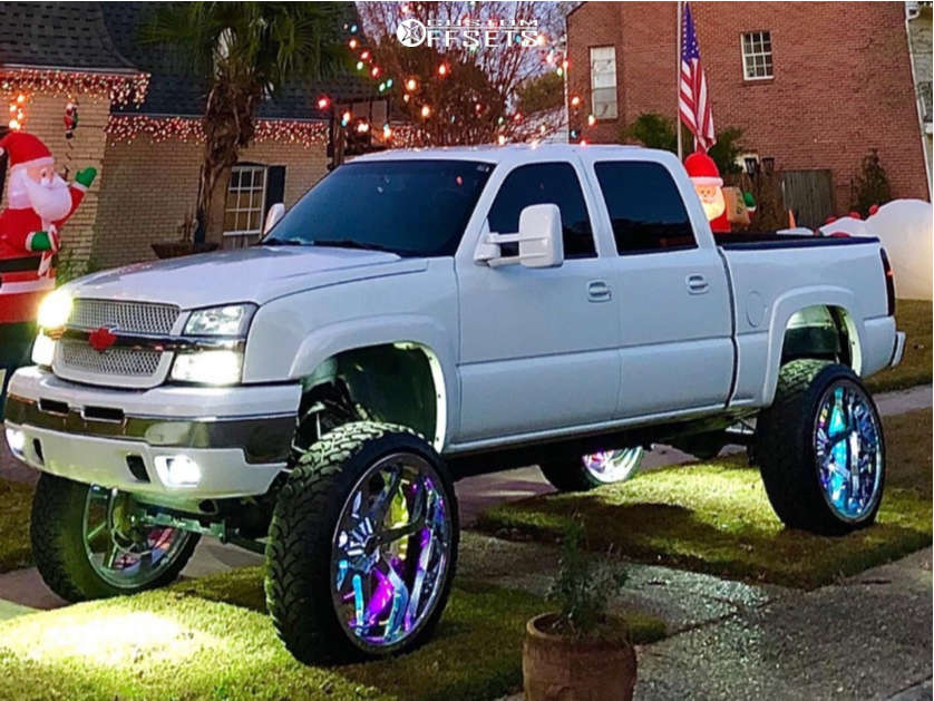 2005 Chevrolet Silverado 1500 with 26x14 -76 Xtreme Mudder Xm-304 and ...