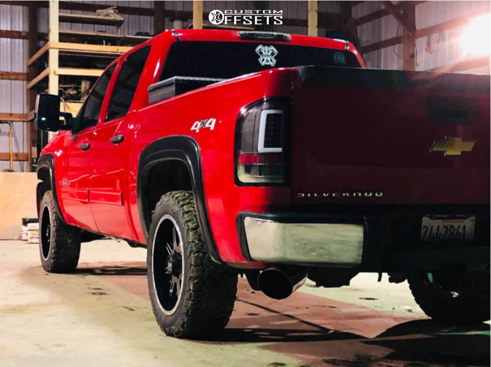 2009 Chevrolet Silverado 1500 with 20x9 10 Vision Cannibal and 275 ...