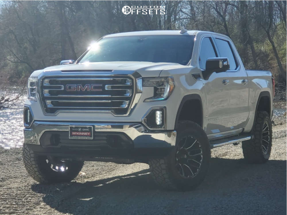 2020 GMC Sierra 1500 with 20x10 -18 Fuel Warrior and 35/12.5R20 Nitto ...