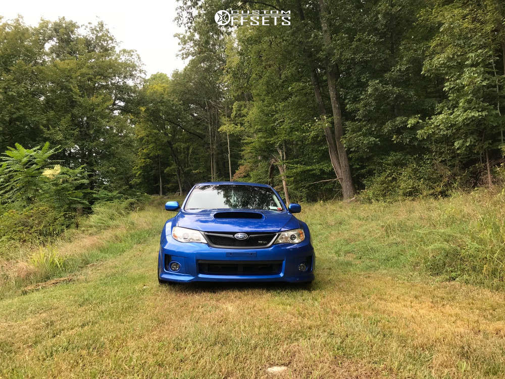 2012 Subaru WRX with 18x9 35 Rota G-force and 245/35R18 Michelin Pilot ...