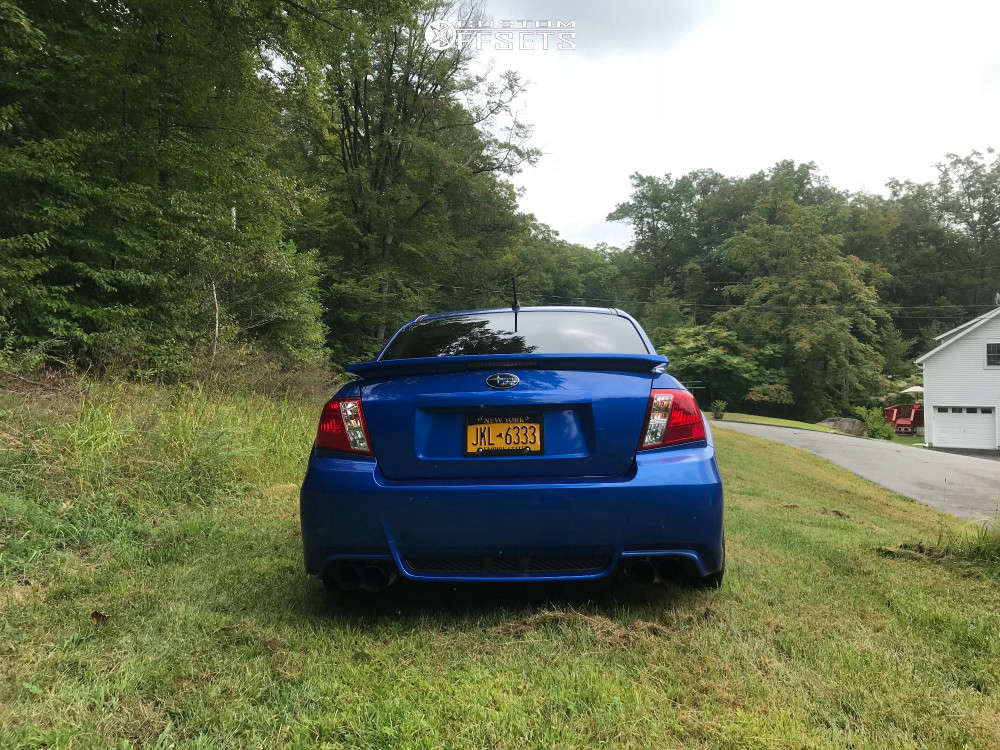 2012 Subaru WRX with 18x9 35 Rota G-force and 245/35R18 Michelin Pilot ...