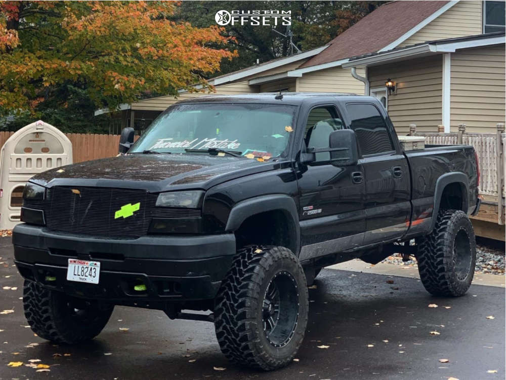 2003 Chevrolet Silverado 2500 HD with 20x12 -44 Red Dirt Road Rd01 and ...